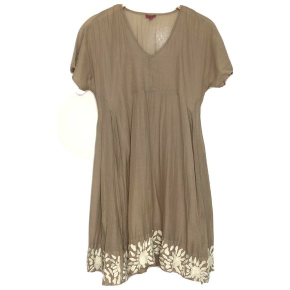 Chan Luu | Dresses | Chan Luu Prairie Boho Dress Semi Sheer Embroidered | Poshmark